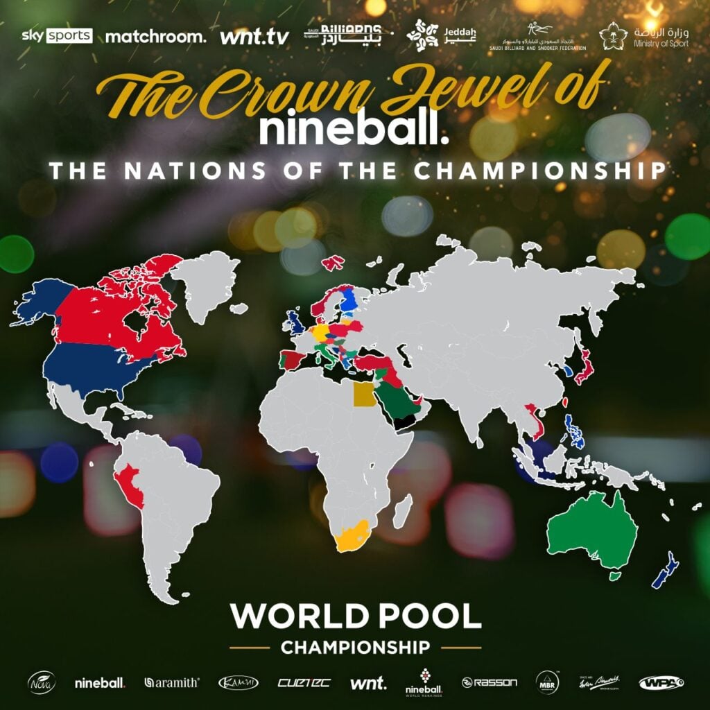 128 PLAYERS CONFIRMED TO BATTLE AT THE 2025 WORLD POOL CHAMPIONSHIP ...